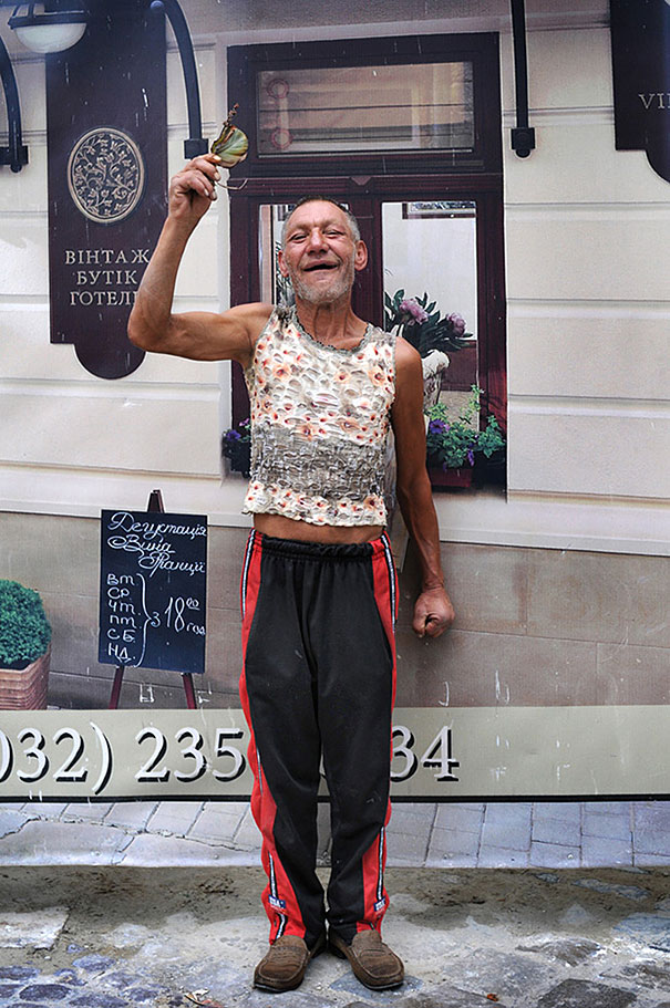 Slavik berusia 55 tahun adalah pria tanpa rumah yang paling bergaya di ...