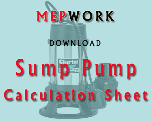 Download Sump Pump Size Excel Sheet Calculator