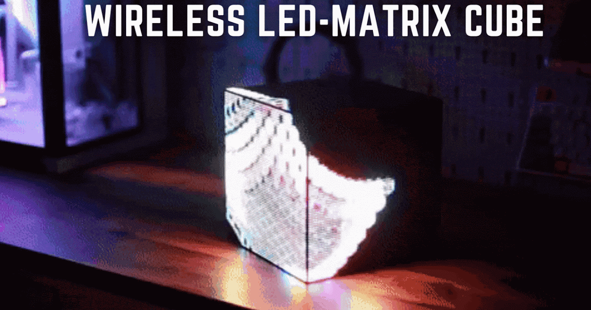 Raspberry Pi 4B 4GB Wireless LED-Matrix Cube - Raspberry Pi Projects ...