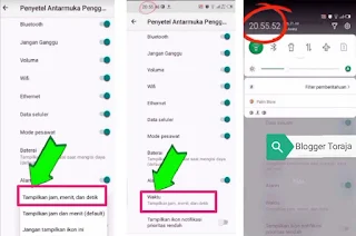 Cara Menampilkan Detik Jam di Android - Blogger Toraja