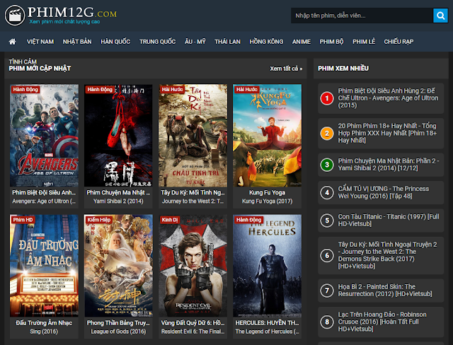 Template phim 12G cực đẹp cho blogspot mới nhất 2020 | Clash of Clans Việt