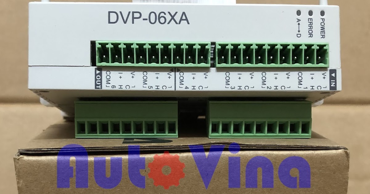 Module Analog PLC Delta DVP06XA-S | Delta - Mitsubishi - Siemens