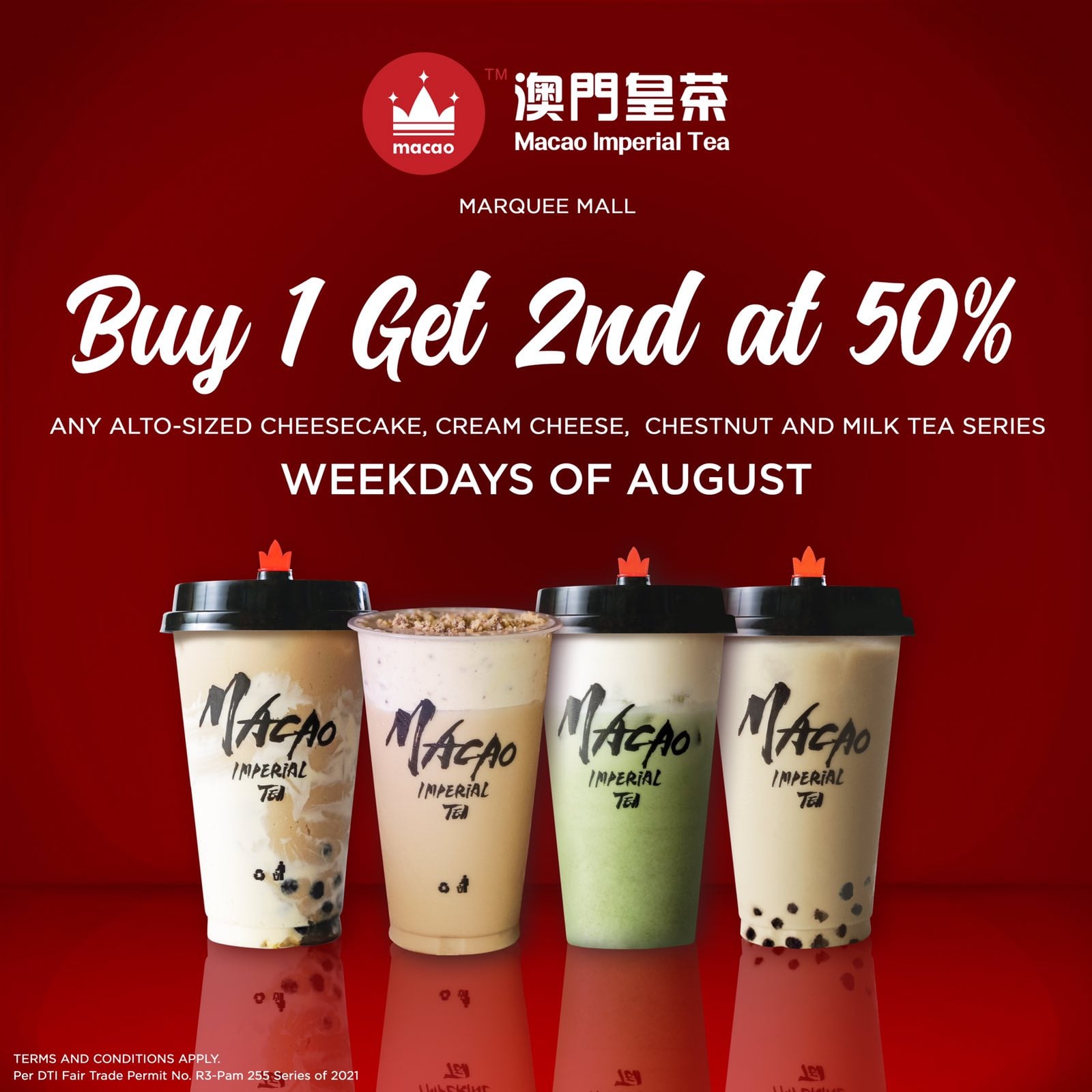 Manila Shopper: Macao Imperial Tea Promos for Aug 2021