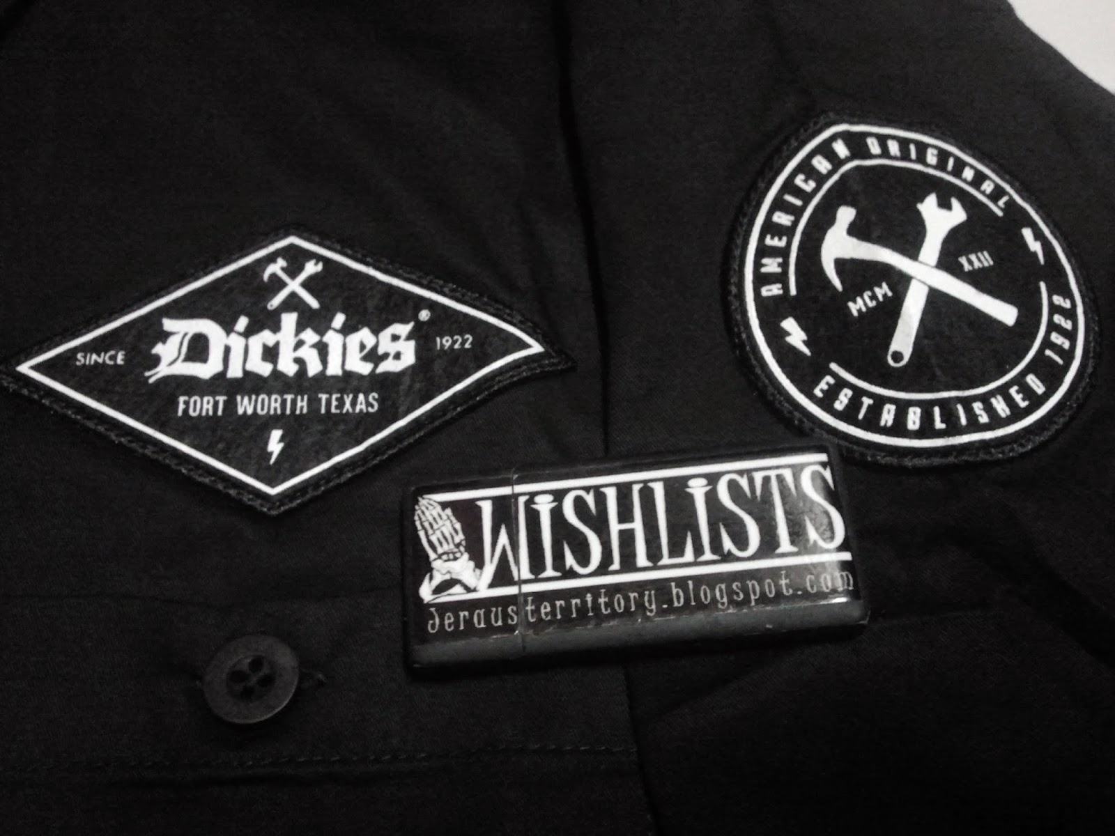 Jeraus Territory X Wishlists Wl 2213 Dickies Patch Ss Work Shirt