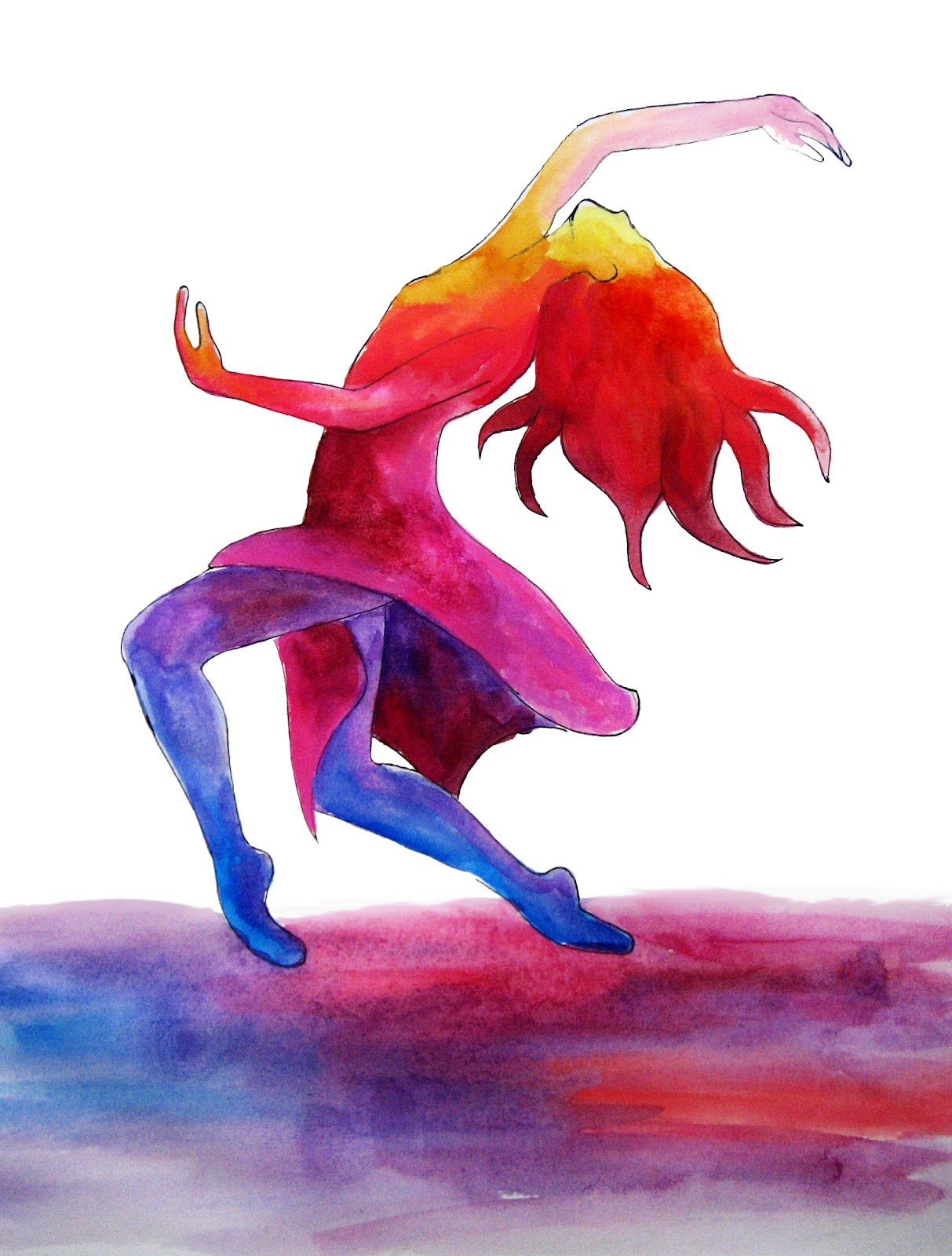 RAD Dance Art: Dance Sketch 12