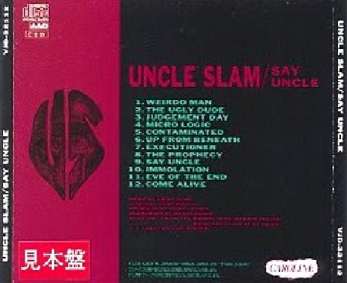 EL MUNDO THRASH EN LOS 80S: UNCLE SLAM "say uncle" (L.P.) 1988