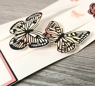 Teah Woodward: Butterfly Bouquet card with pop out center - Congratulations
