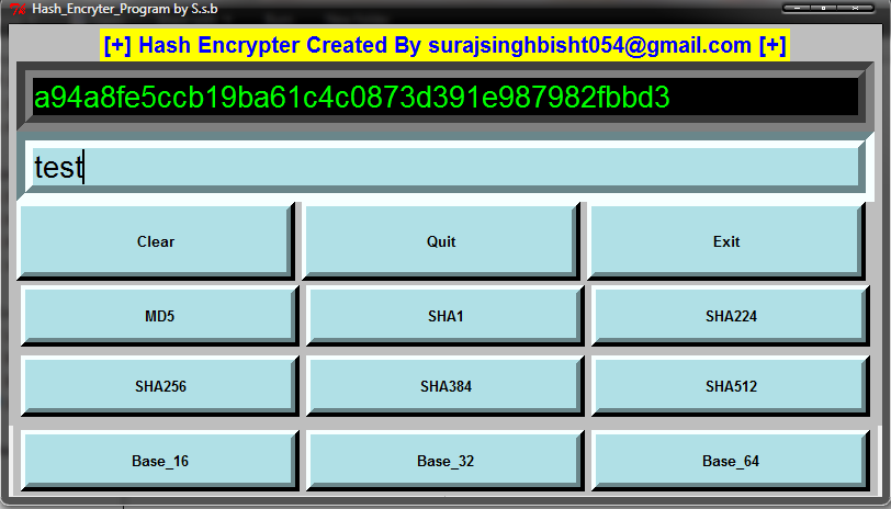 How To Create Hash Encrypting Script Using Python And Tkinter