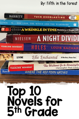 Top Ten Read Alouds for 5th Grade | Fifth in the Forest