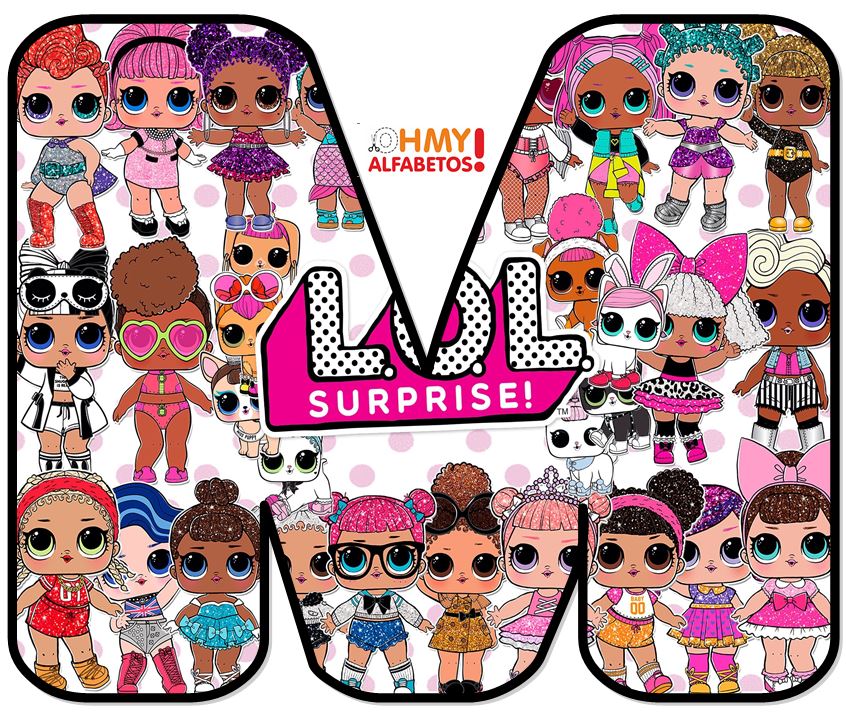 Abecedario LOL Surprise. Nice LOL Surprise Alphabet. - Oh my Alfabetos!