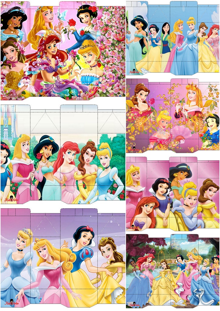 Disney Princess Free Printable Boxes. - Oh My Fiesta! in english