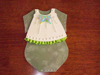 Burnside Creations: Romper Suit Card/Invitation designed by Cara Jayney