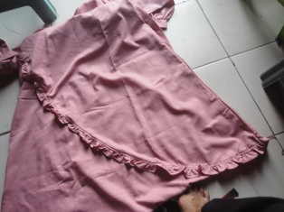Tutorial permak, membesarkan baju gamis yang kekecilan