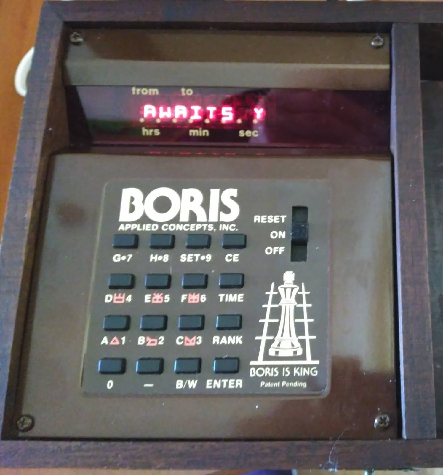 Retro Ordenadores Orty: Ordenadores de ajedrez: CompuChess, Boris ...