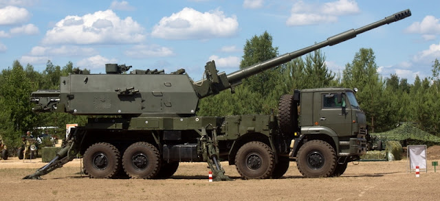 desarrollo defensa y tecnologia belica: Nuevo obús autopropulsado ruso de 152 mm presentado por ...