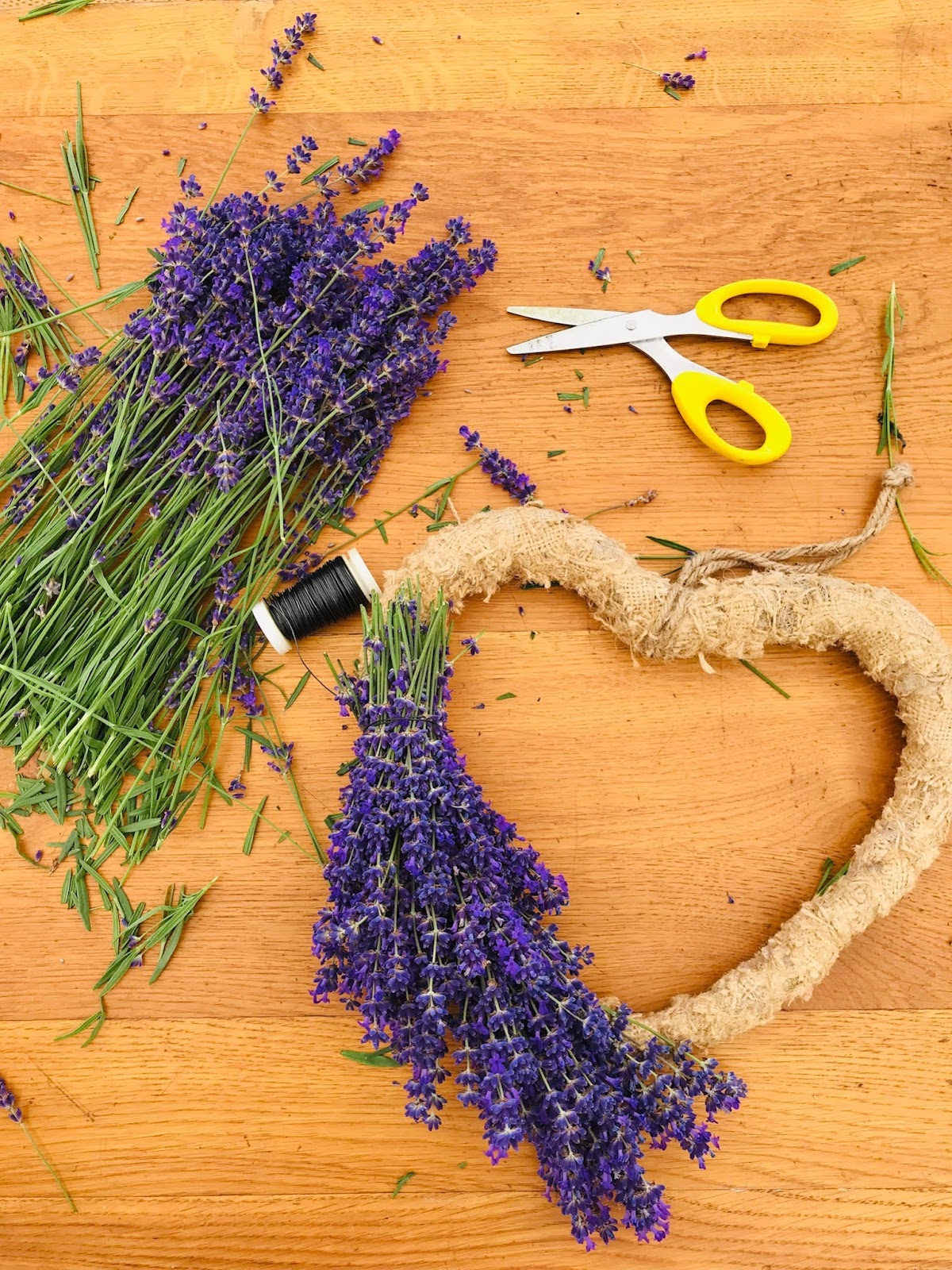 Lavender Heart Wreath Workshop