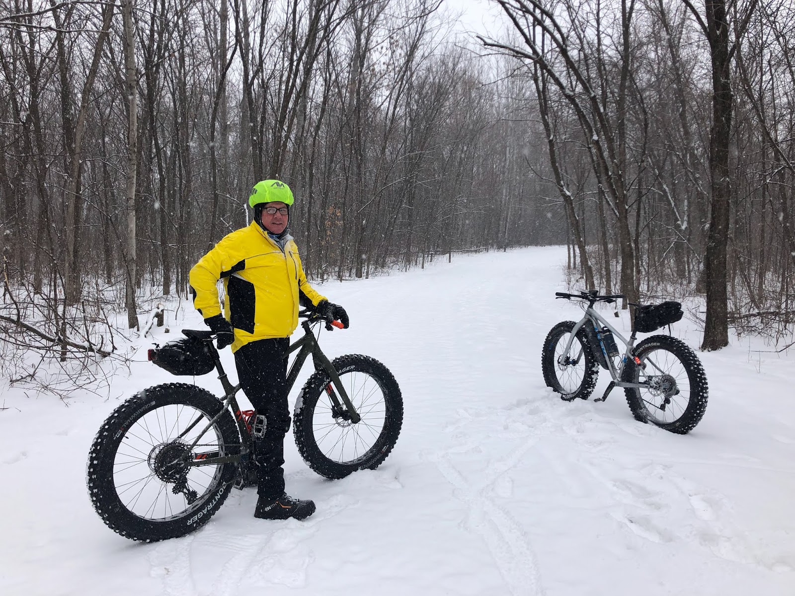CIIcanoe...: Winter Fat Bike 02-05-19 with the other Chuck...