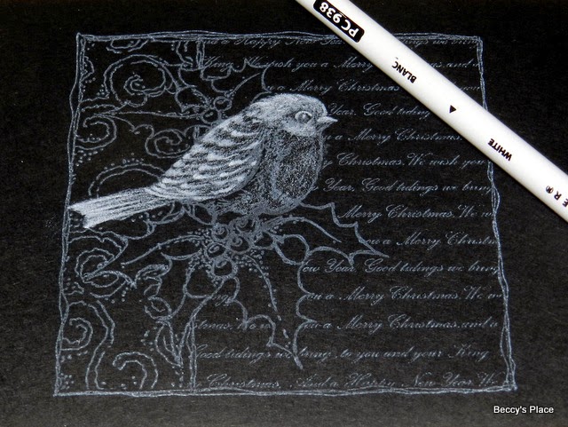 Beccy's Place: Day 20 - Negative Colouring (tutorial)