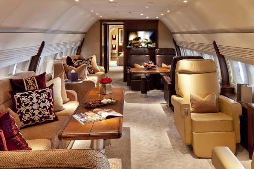 The Boeing Business Jet II is like a luxury home in the Sky.