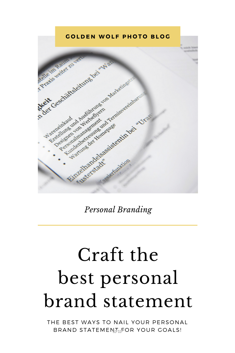 Branding Statement ~ Medical Resume