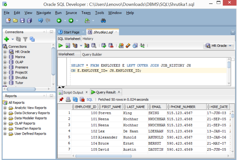 Let's learn Left Outer Join!