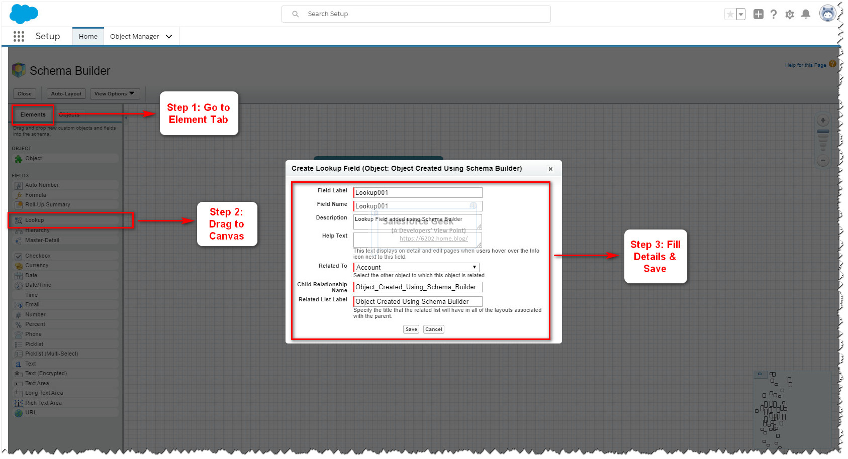 Managing Salesforce SObjects Schema using Schema Builder