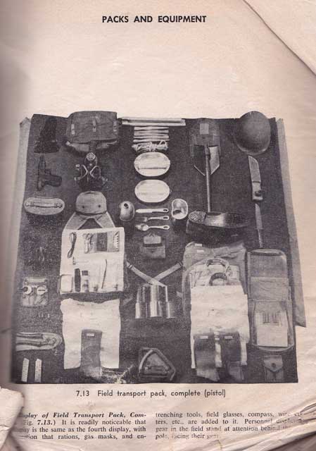 Marines In Forest Green: USMC 50's-60's Field Pack Layout Korea Viet Nam
