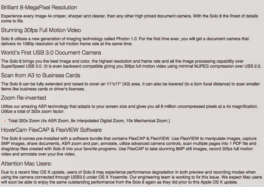 The Nerdy Teacher: HoverCam Solo 8 Review: I Love It! #EdChat