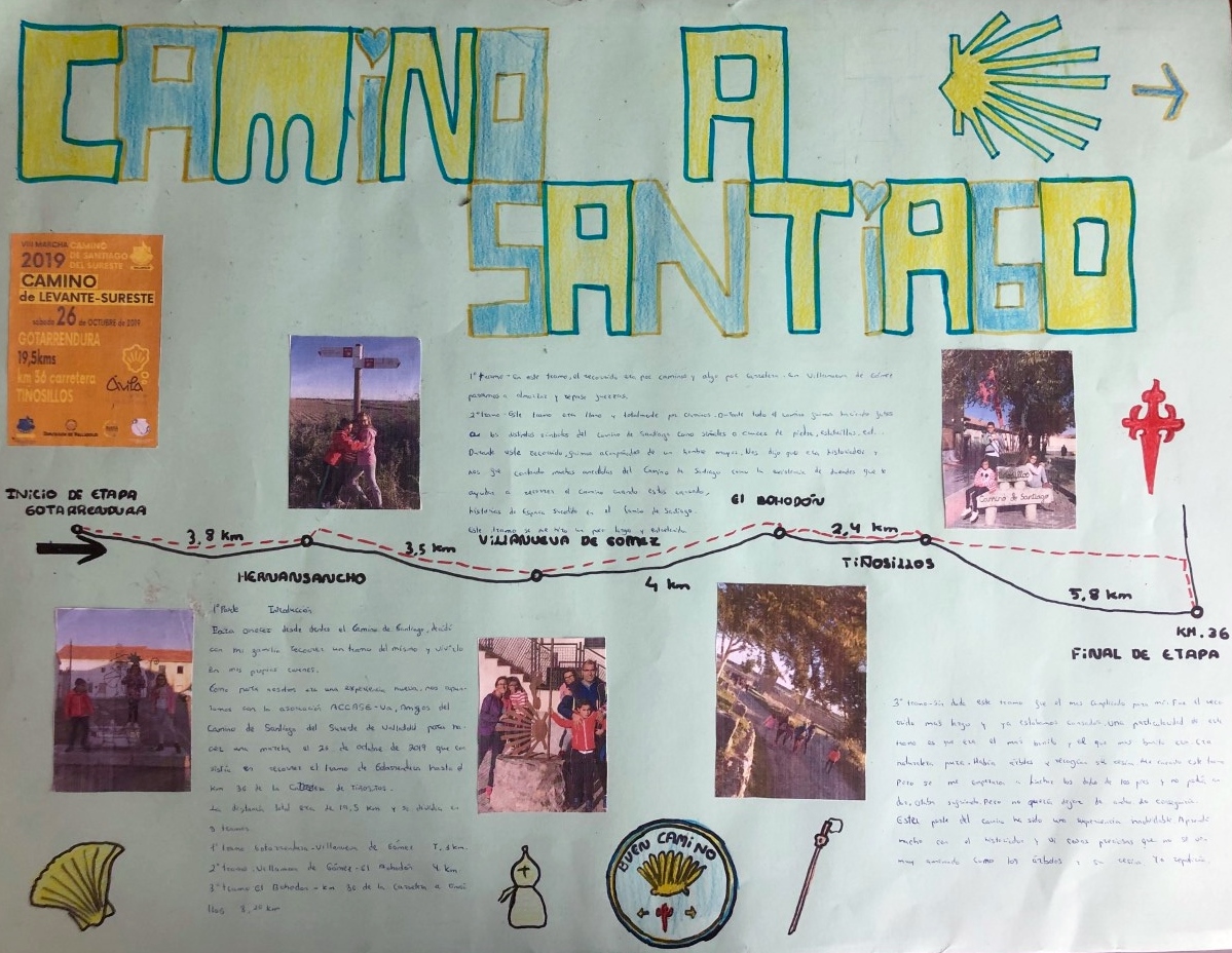 La Clase de Religión en el Colegio Pedro I: CAMINO DE SANTIAGO