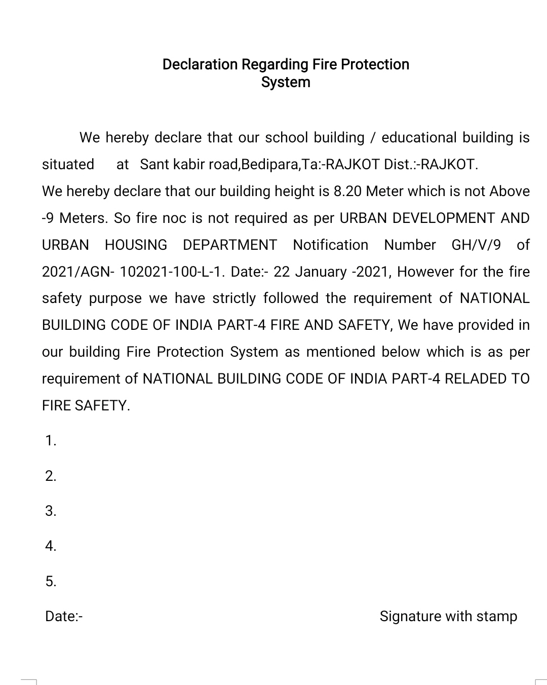 Document Word And Pdf File For Taking Fire Noc For State Of Gujarat And document-word-and-pdf-file-for-taking-fire-noc-for-state-of-gujarat-and
