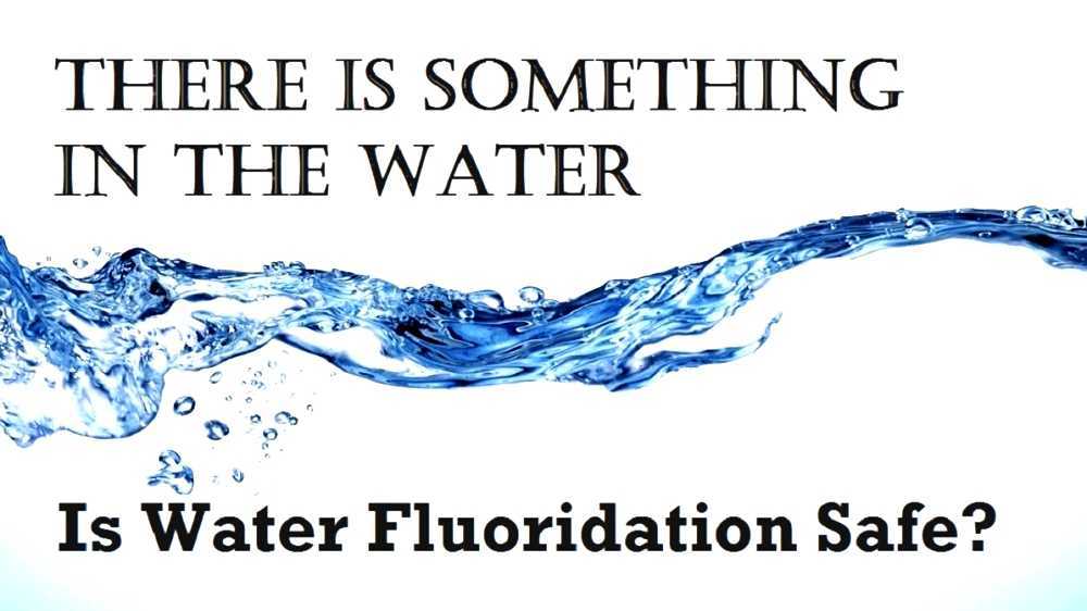 Water fluoridation