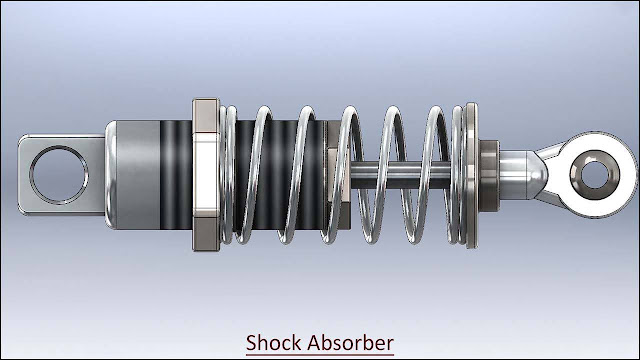 3D Solid Modelling Videos: Shock Absorber (SolidWorks 2015 Tutorial)