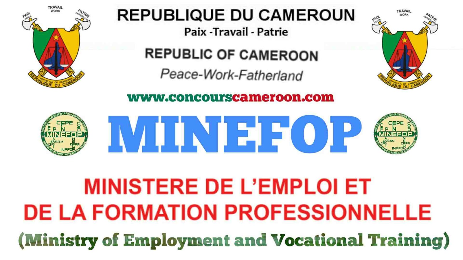 MINEFOP: Bourses du gouvernement Marocain : Formation Professionnelle ...