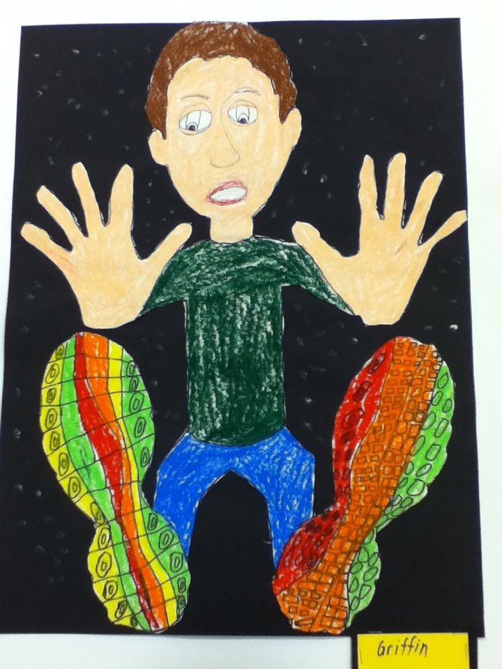 Foreshortening... 5th Graders Self-Portraits