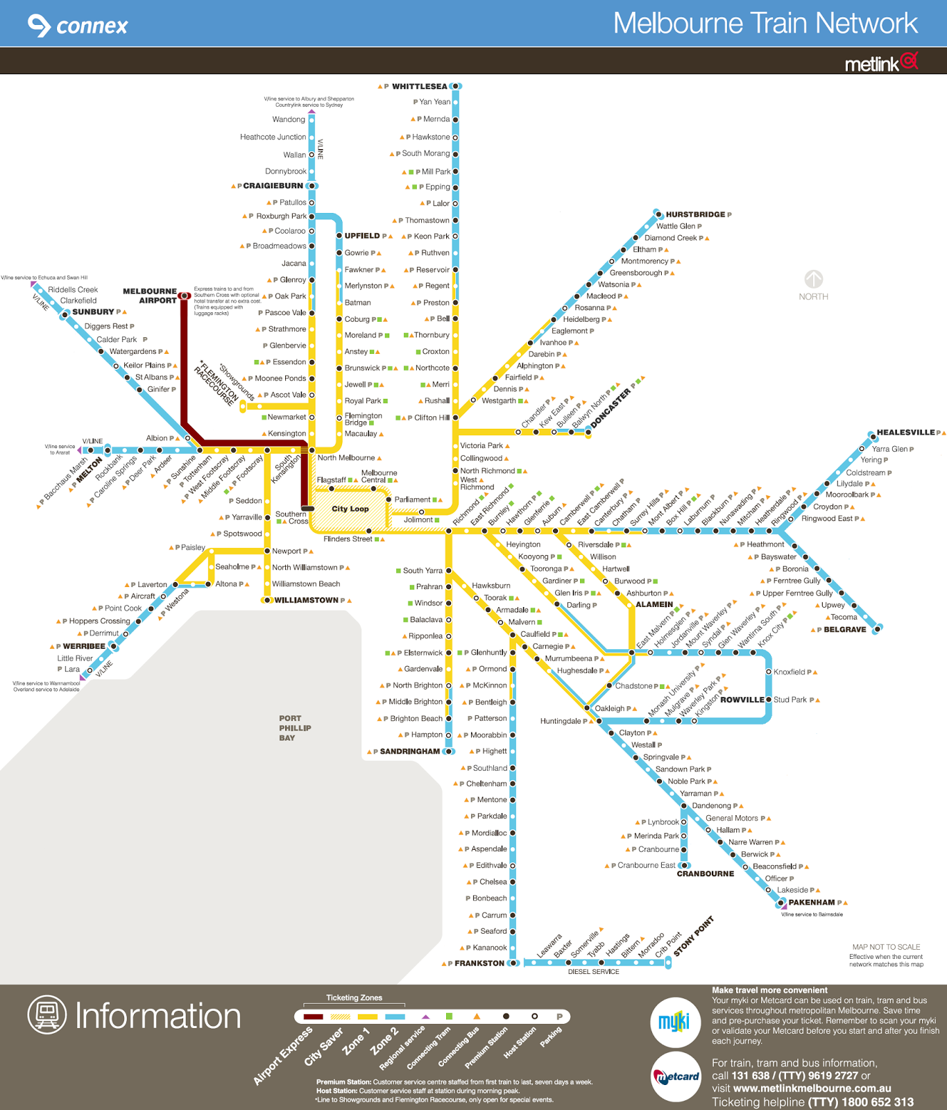 MELBOURNE TRAM & TRAIN & V/Line Map ~ ..:: 陳湯匙的雜碎念