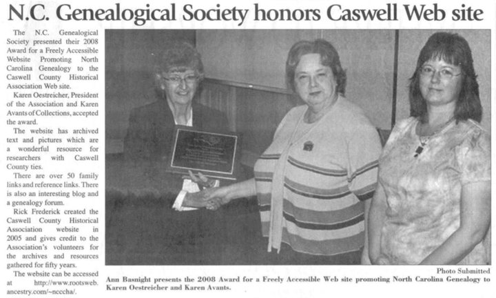 Caswell County North Carolina: July 2010