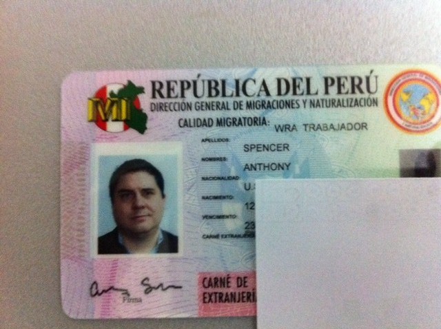 The Gringo Guy: The Carné de Extranjería in Peru: My Personal Experience