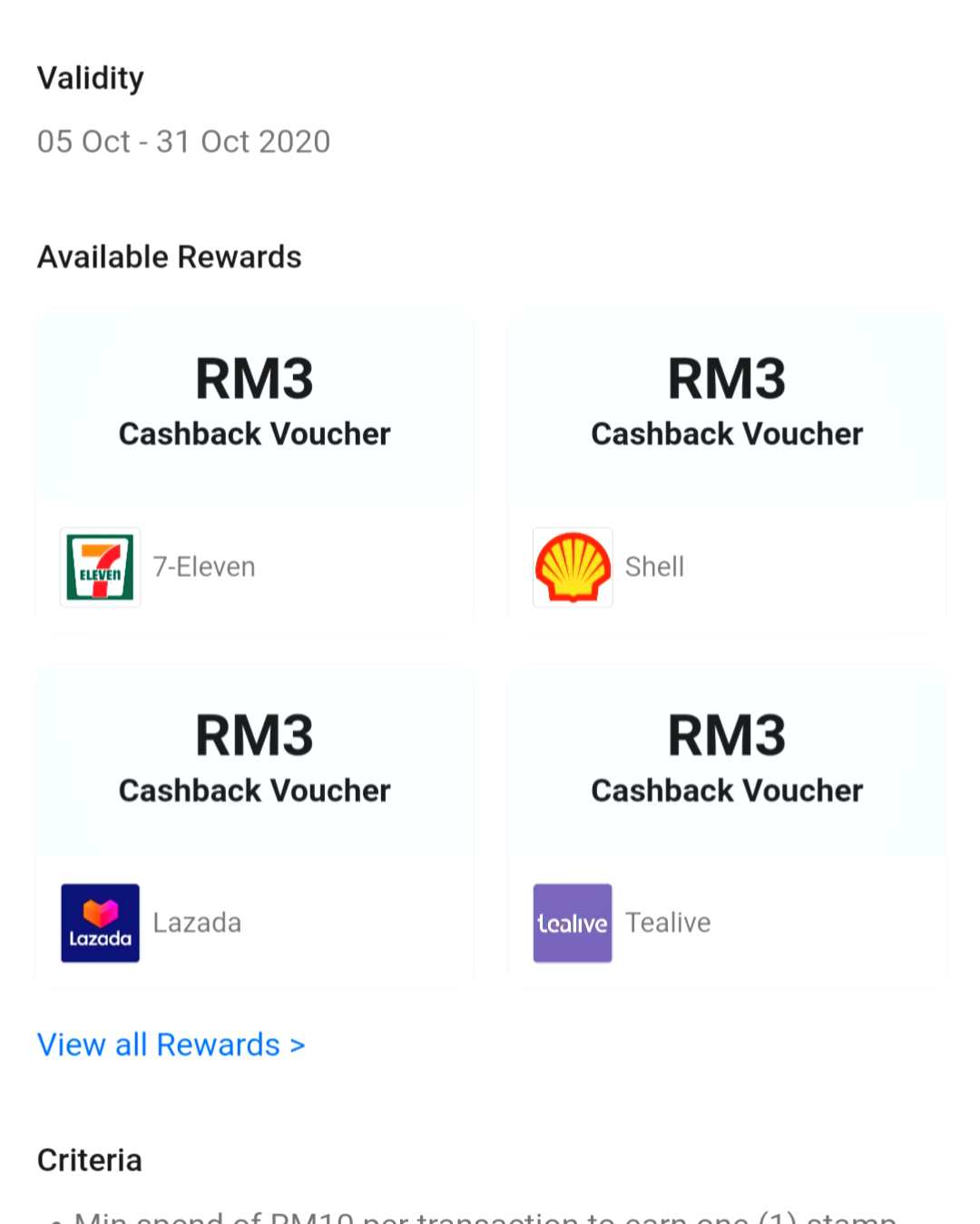 My Rewards Goal Hunter by Touch 'n Go eWallet