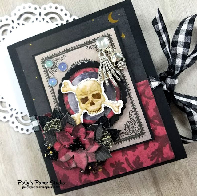 Really Reasonable Ribbon Blog: Goth Inspired Envelope Flipbook