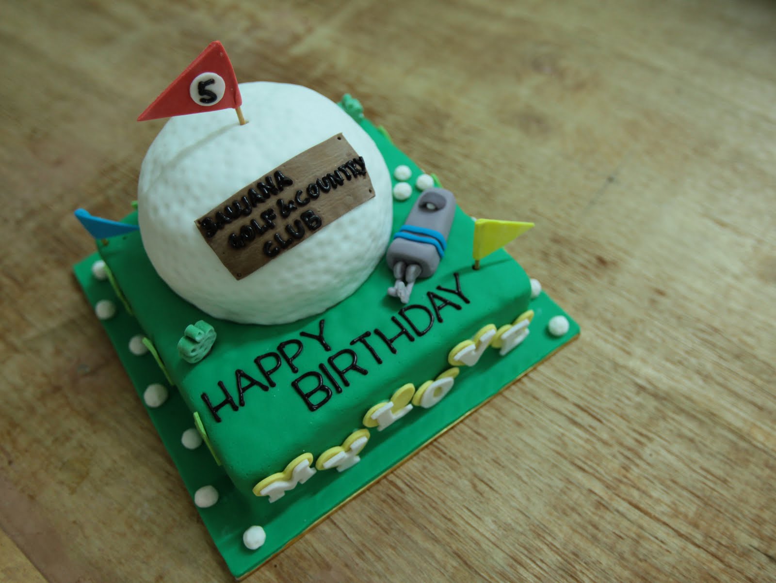 Pretty Things: Coolest homemade golf sport cake