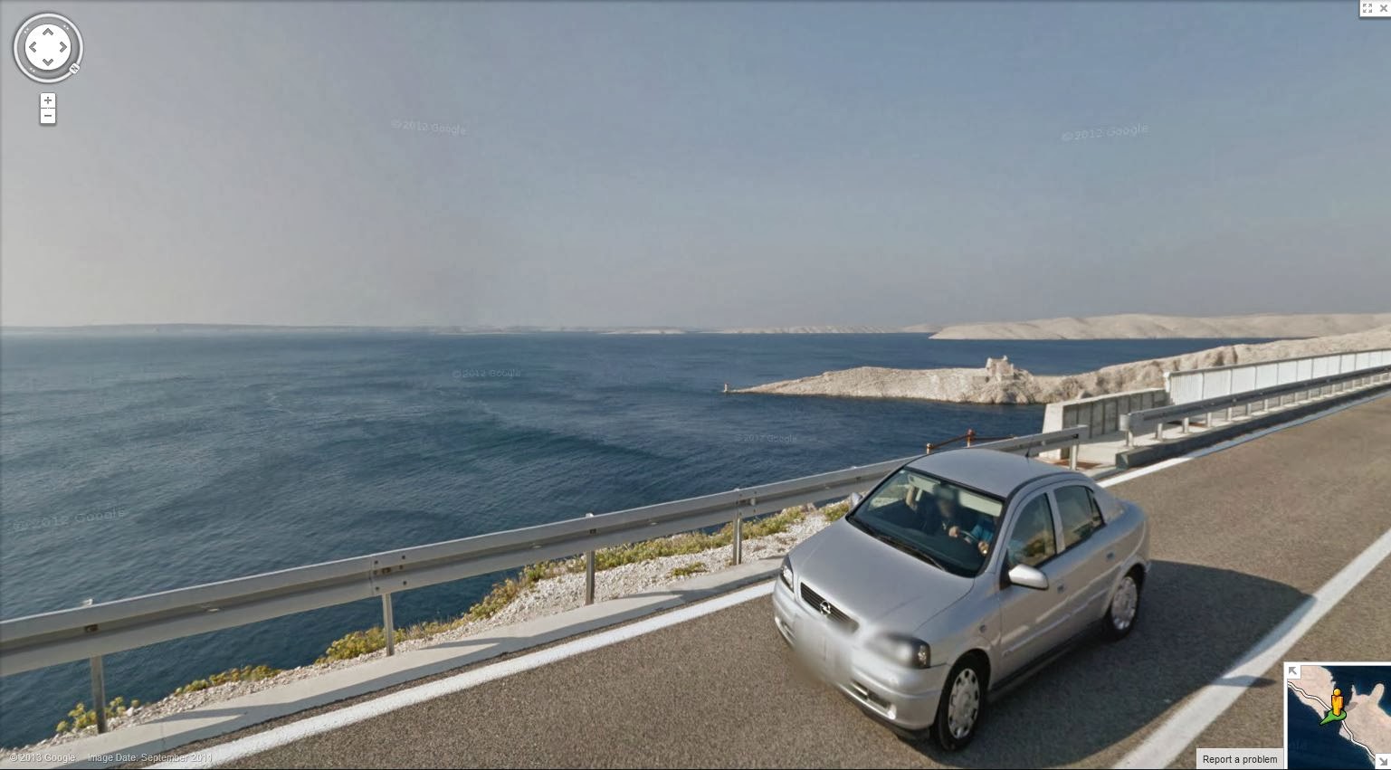 Favourite g. streetview: In Rtina, Croatia, on the road D106 along the ...
