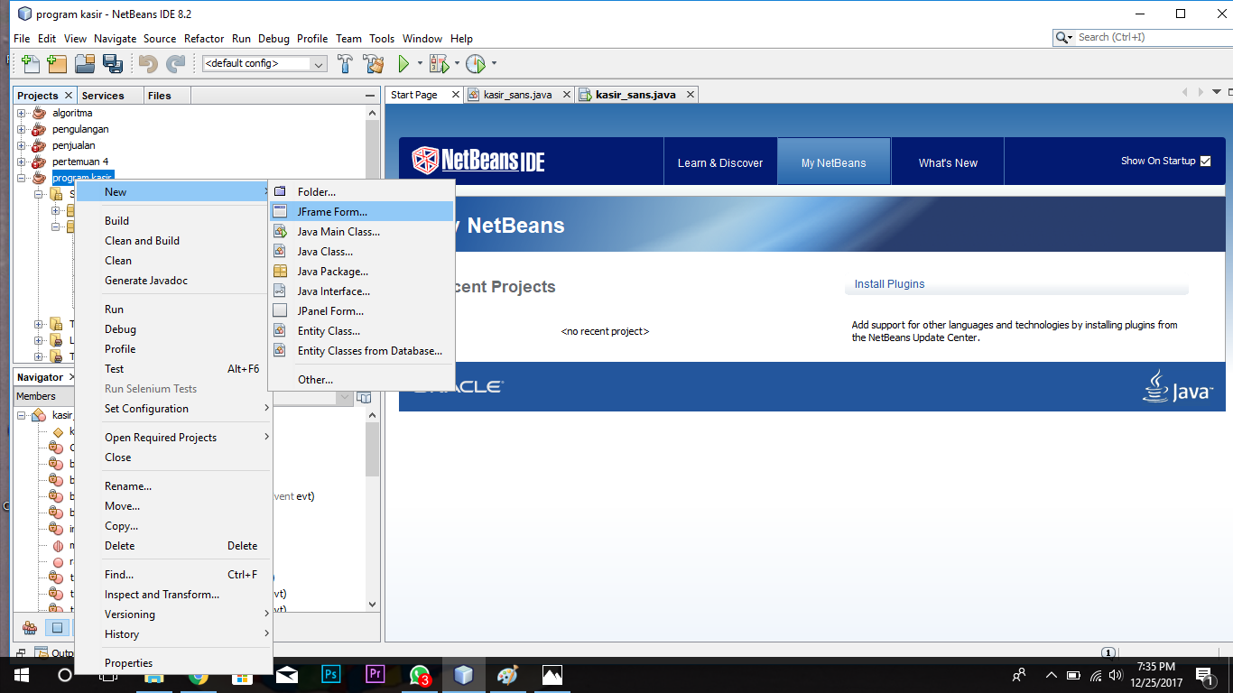 program kasir sederhana