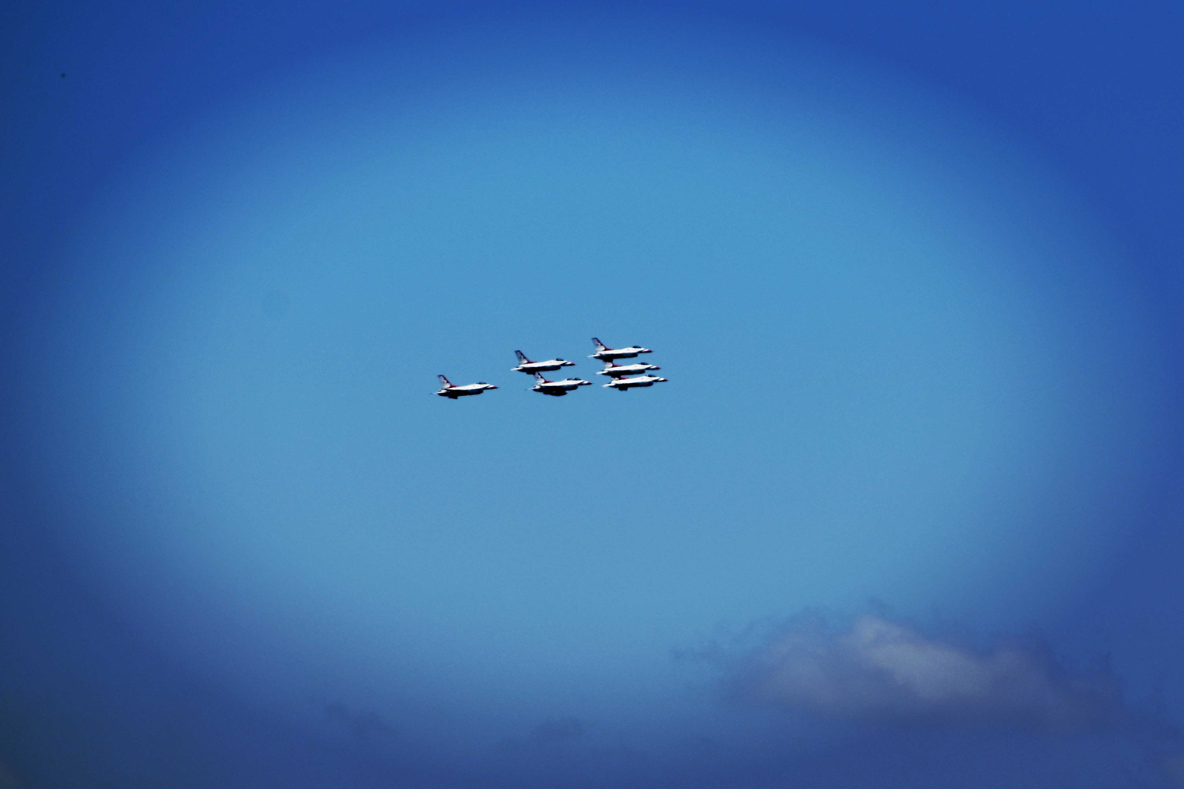 Sensory Overload: Air Force Thunderbirds (San Diego Flyover Salute)