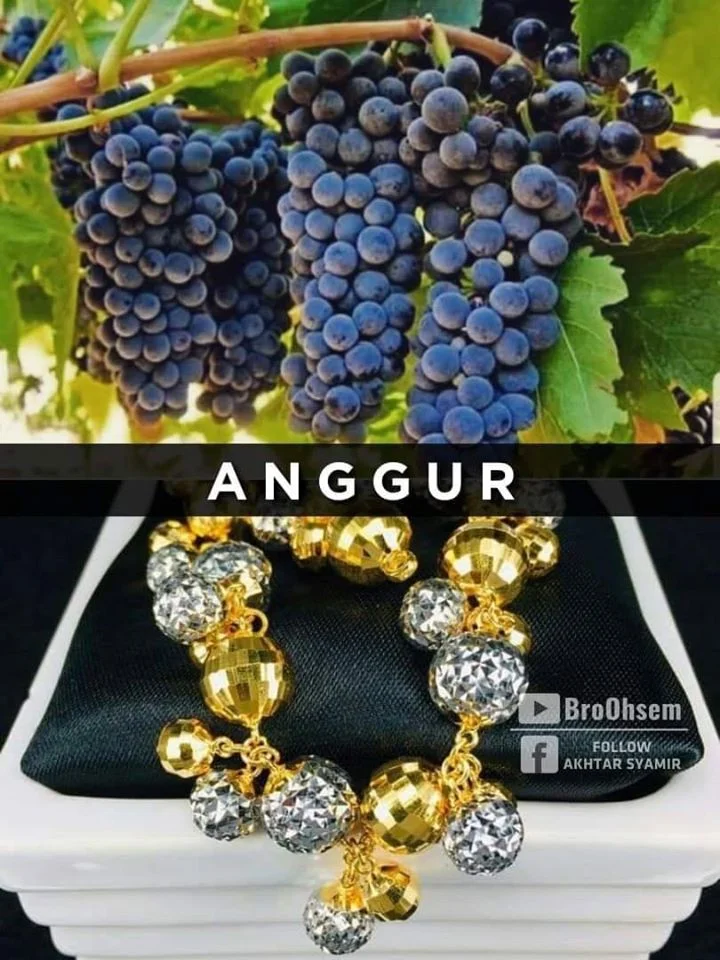 Nama-Nama Gelang Emas Popular | Blog Sihatimerahjambu