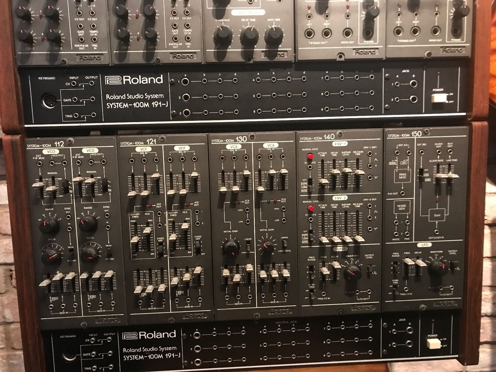 MATRIXSYNTH: Stacked Roland System 100m Modular Systems