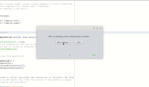 Abrir desde un jframe un jdialog modal que se cierre después de un ...