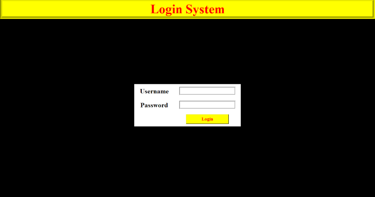 login page using python/Project