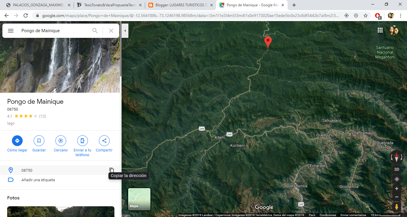 LUGARES TURISTICOS DE QUILLABAMBA