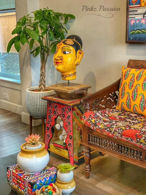 Pinkz Passion : Whimsically Ethnic (Home Tour of Poornima Murthy) Part -1