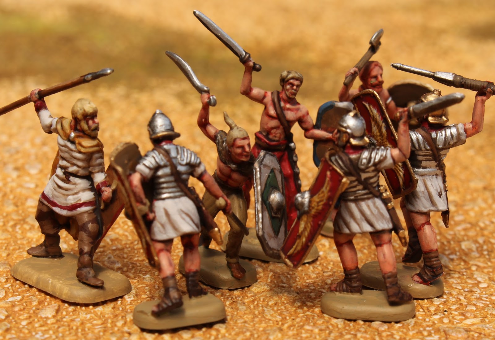Philotep's 1/72 Minis Kingdom: Skirmish during the Marcomannic Wars